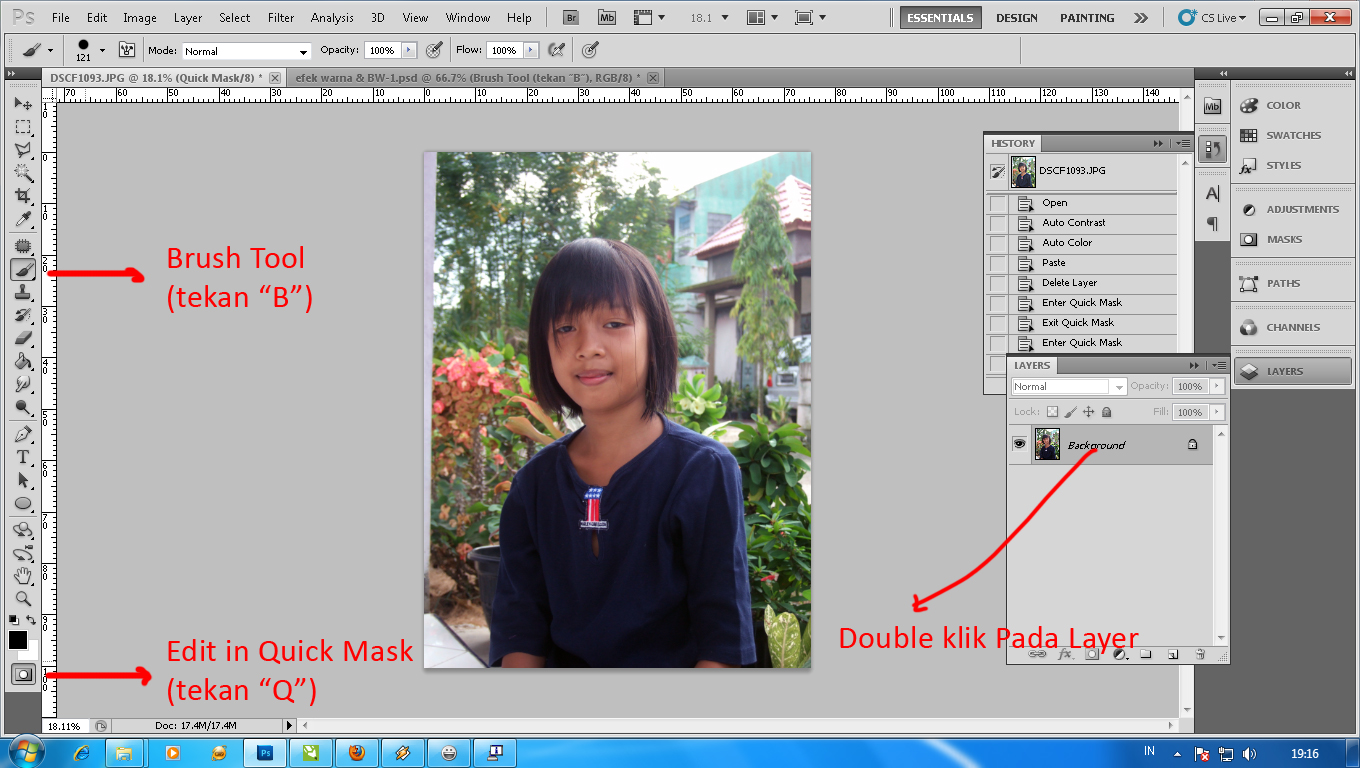 RIni Blog 57: CROPPING MENGGUNAKAN MASK