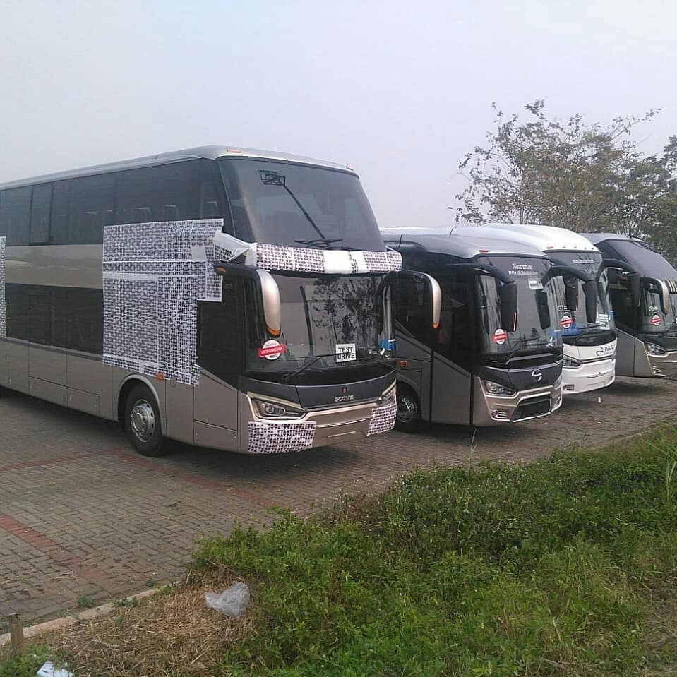 Tampilan Bus Terbaru Keluaran Karoseri Laksana di Acara GIIAS 2018