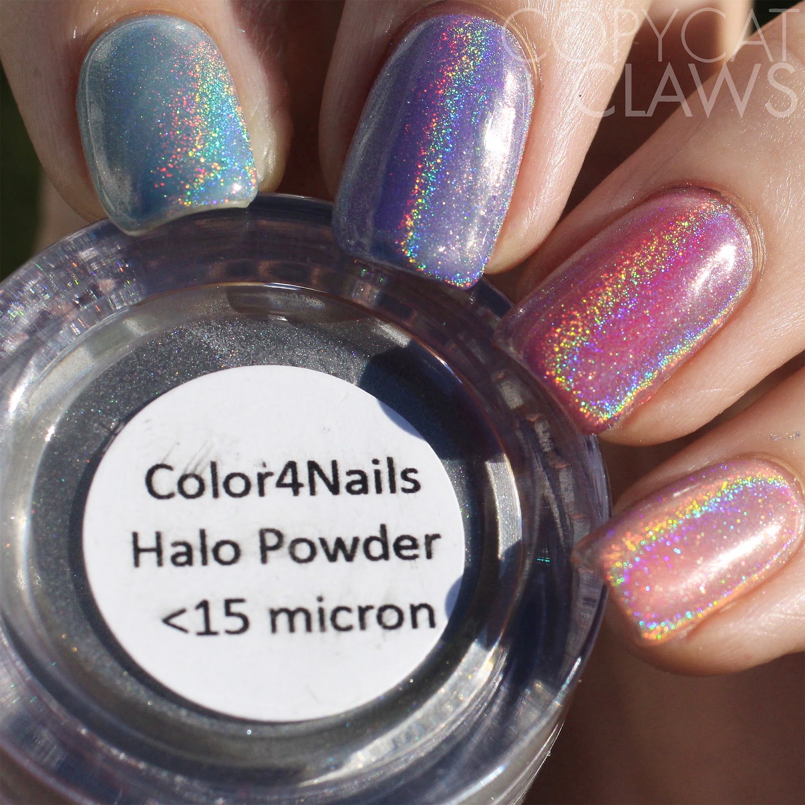 Copycat Claws: Color4Nails HaloChrome Powder Pigment Review