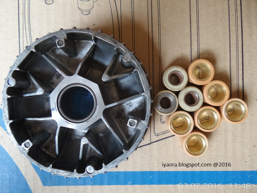 Cara Pasang Roller Motor Matic Yang Benar | iyaora.blogspot.com