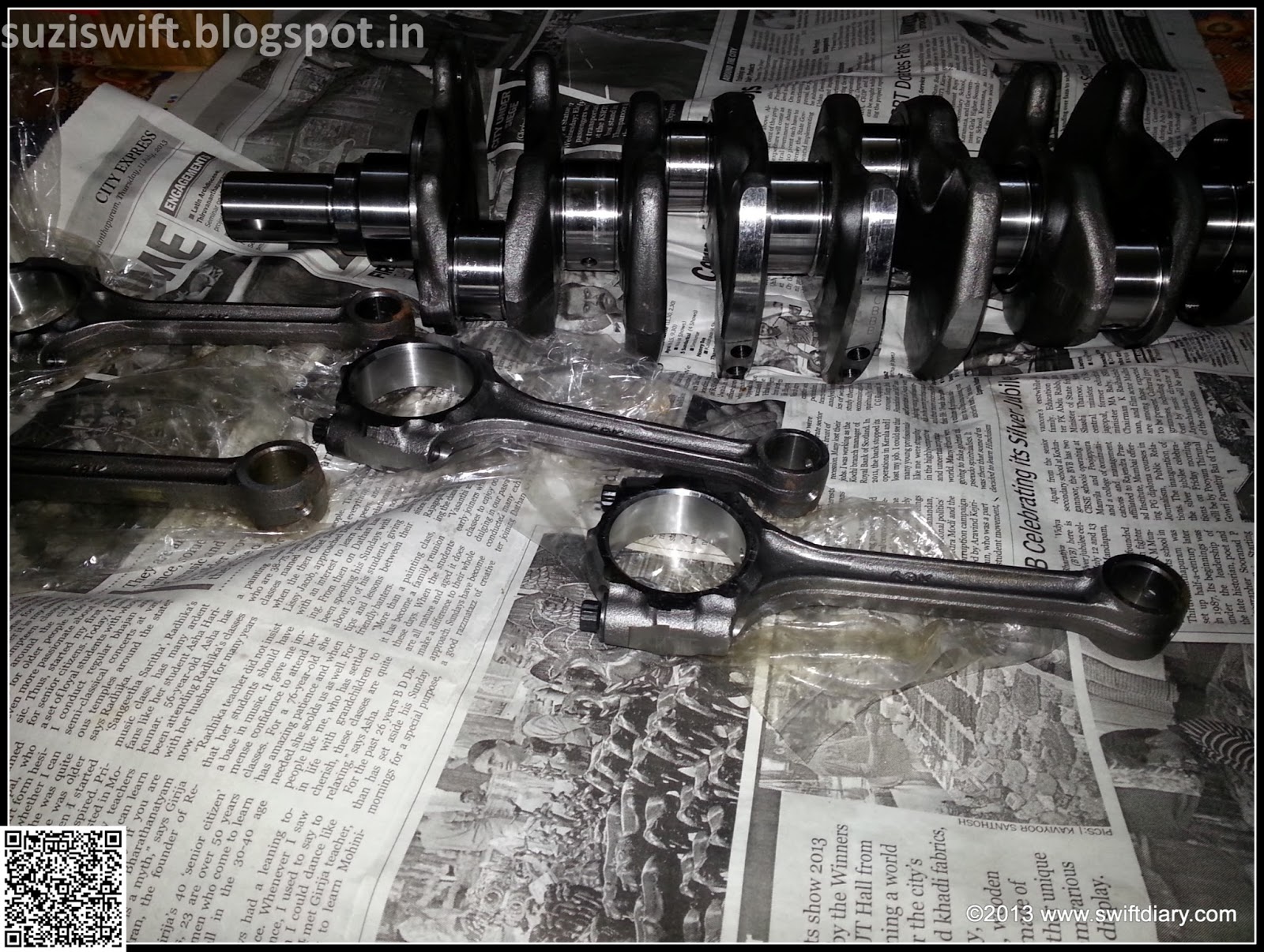 Swift Diary: Stroked Suzuki Swift - K12M to K14B Conversion