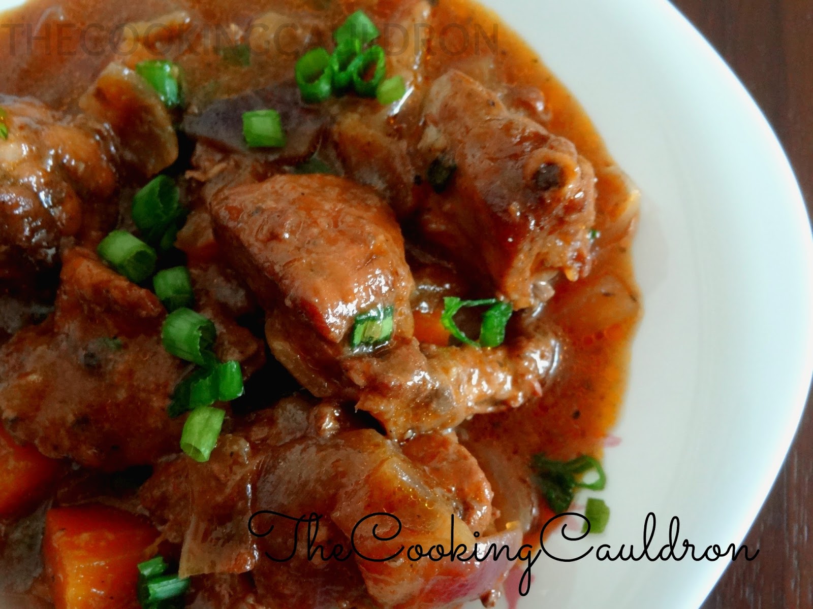 The Cooking Cauldron: Saucy Chicken Curry