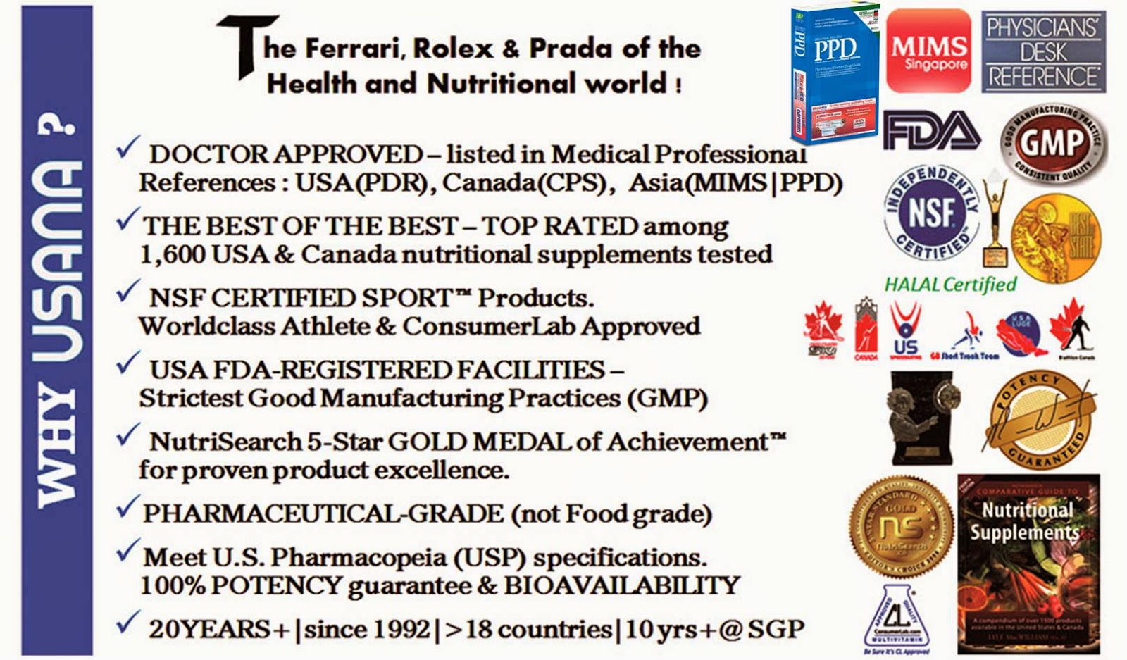 USANA Health Blogs: USANA VS Other Brands