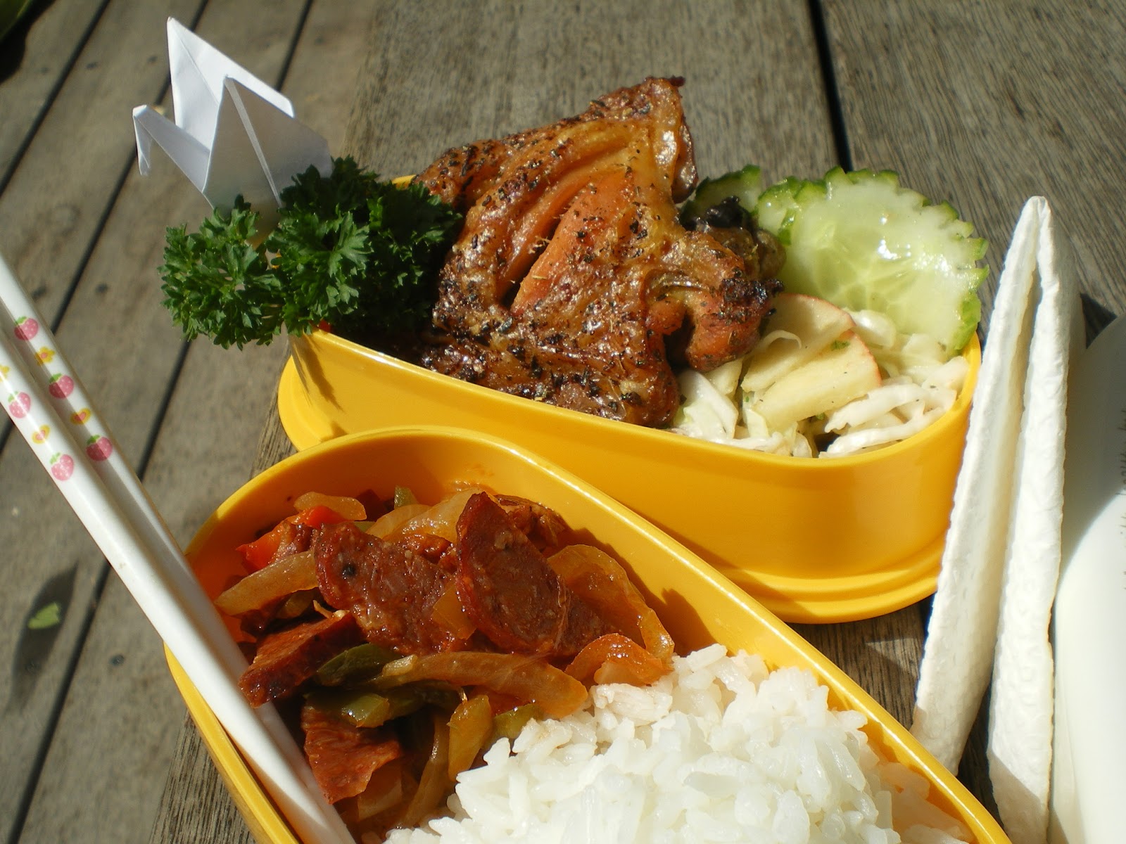 Cuisine métisse ou recettes de Nouvelle Calédonie: Bento de Poulet rôti ...