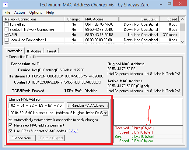How to Change Your MAC Address Easily - Techdebute