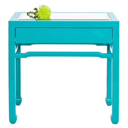 Worlds Away Nightright Turquoise Side Table – Everything Turquoise
