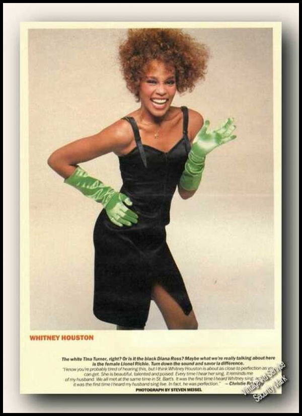 Leesh on Vintage: Farewell Whitney...