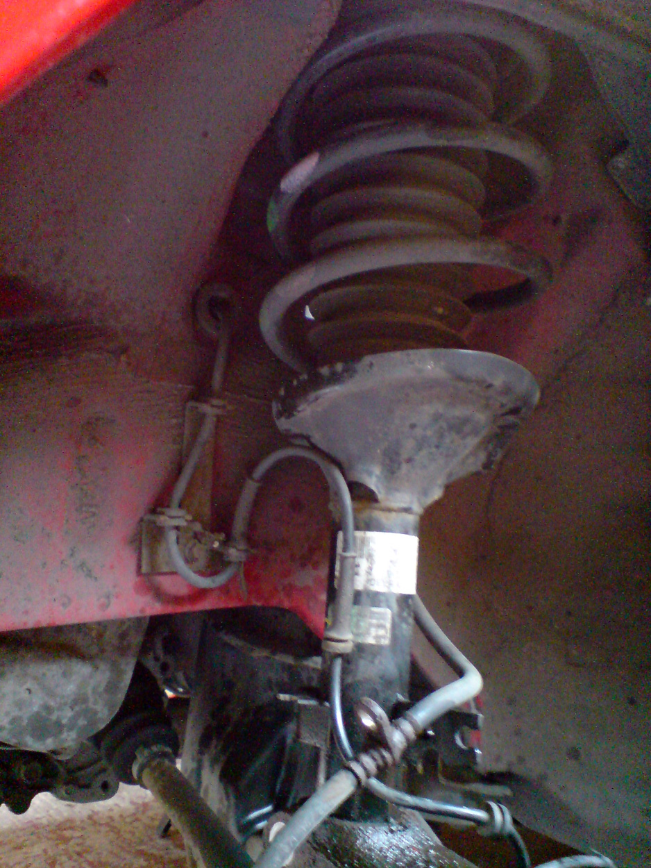 Front MG ZR 160 Suspension Fitted | MG Rover 25 Build Blog