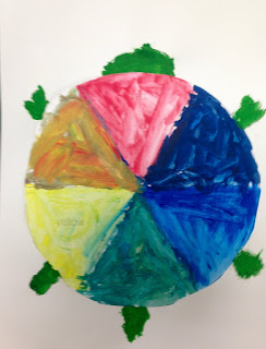 ShmoreArtRoom: First Grade Color Wheel Turtles