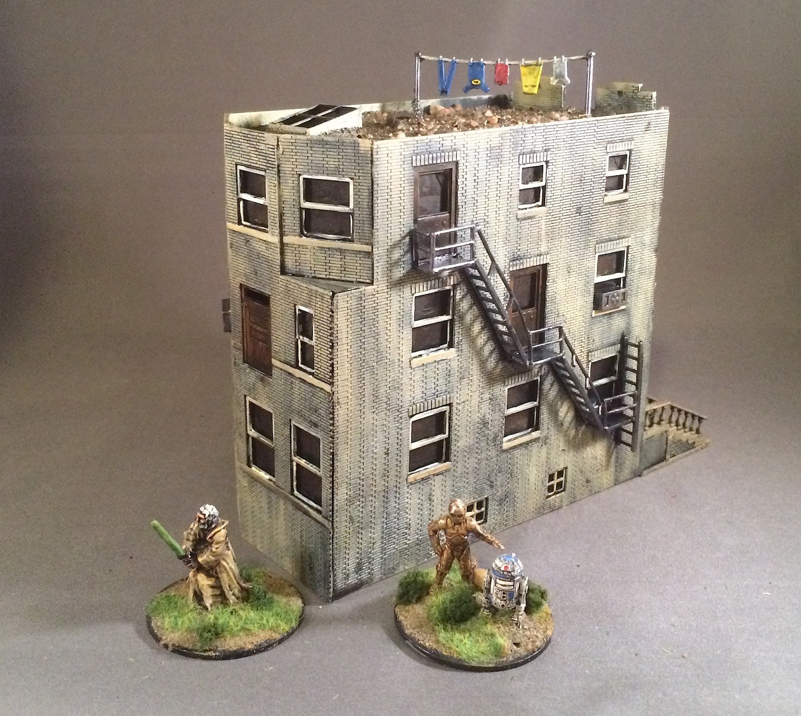 Bob's Miniature Wargaming Blog: More HO-scale buildings