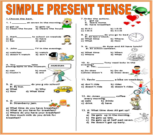 BLOG INGLES I: PRESENTE SIMPLE