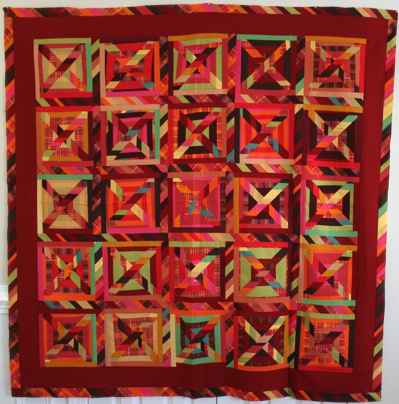 Basket full of Scraps...: String Quilts