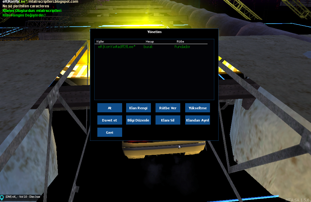 [MTA:SA] Klan Panel Sorunsuz - MTA TR SCRİPTLERİ | Multi Theft Auto SC