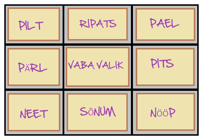 Paberipalavik: Bingo!