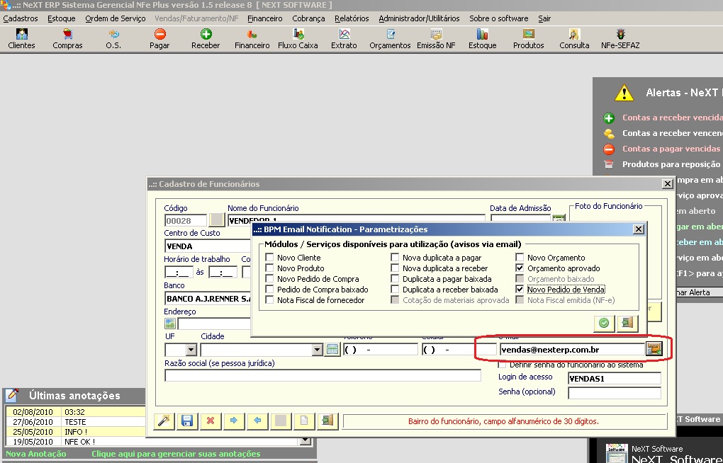NeXT Software - Sistemas ERP e Nota Fiscal Eletrônica (NF-e / NFS-e ...