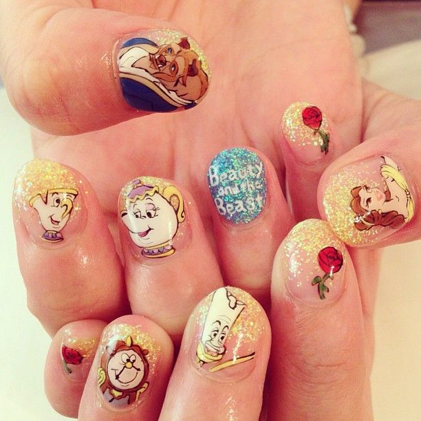 Beauty & The Beast Inspired Nail Art Ideas You Must Try!