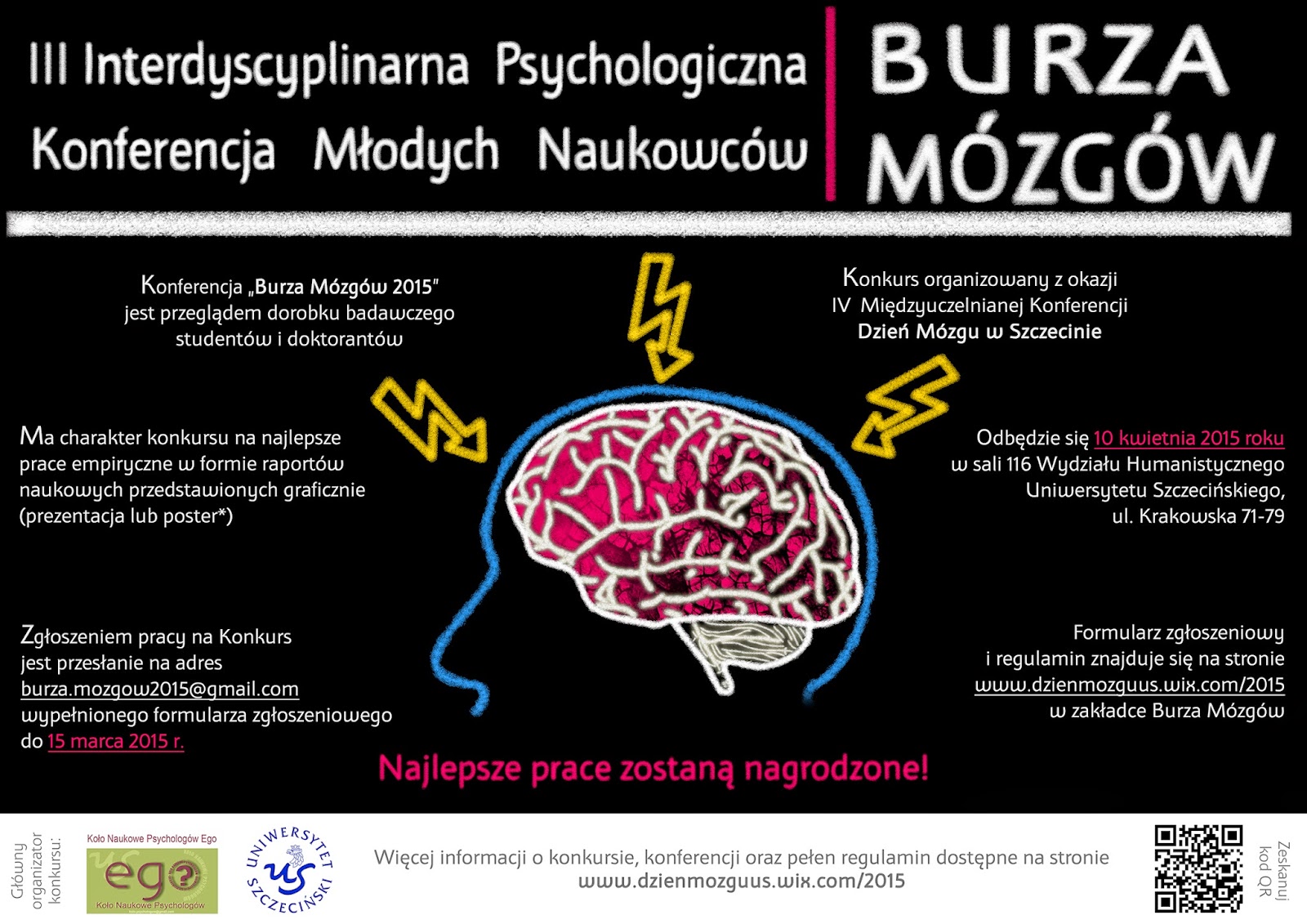 Koło Naukowe Psychologów Ego: Burza Mózgów 2015 - zapraszamy!