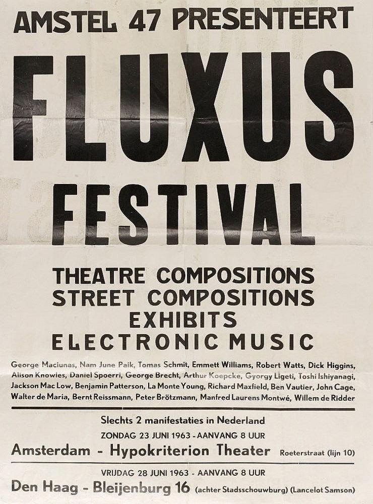 Artists' Books and Multiples: Poster for FLUXUS FESTIVAL