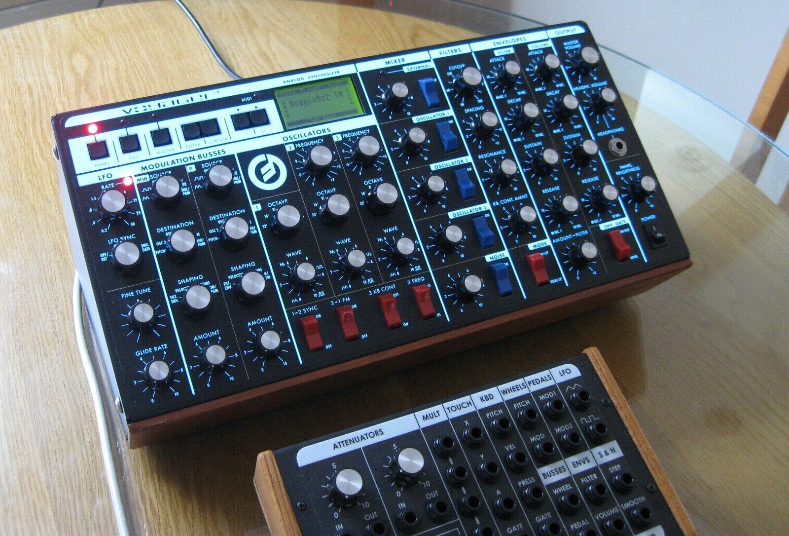 MATRIXSYNTH: MOOG RACK Minimoog Voyager RME synthesizer and VX-351 Expander