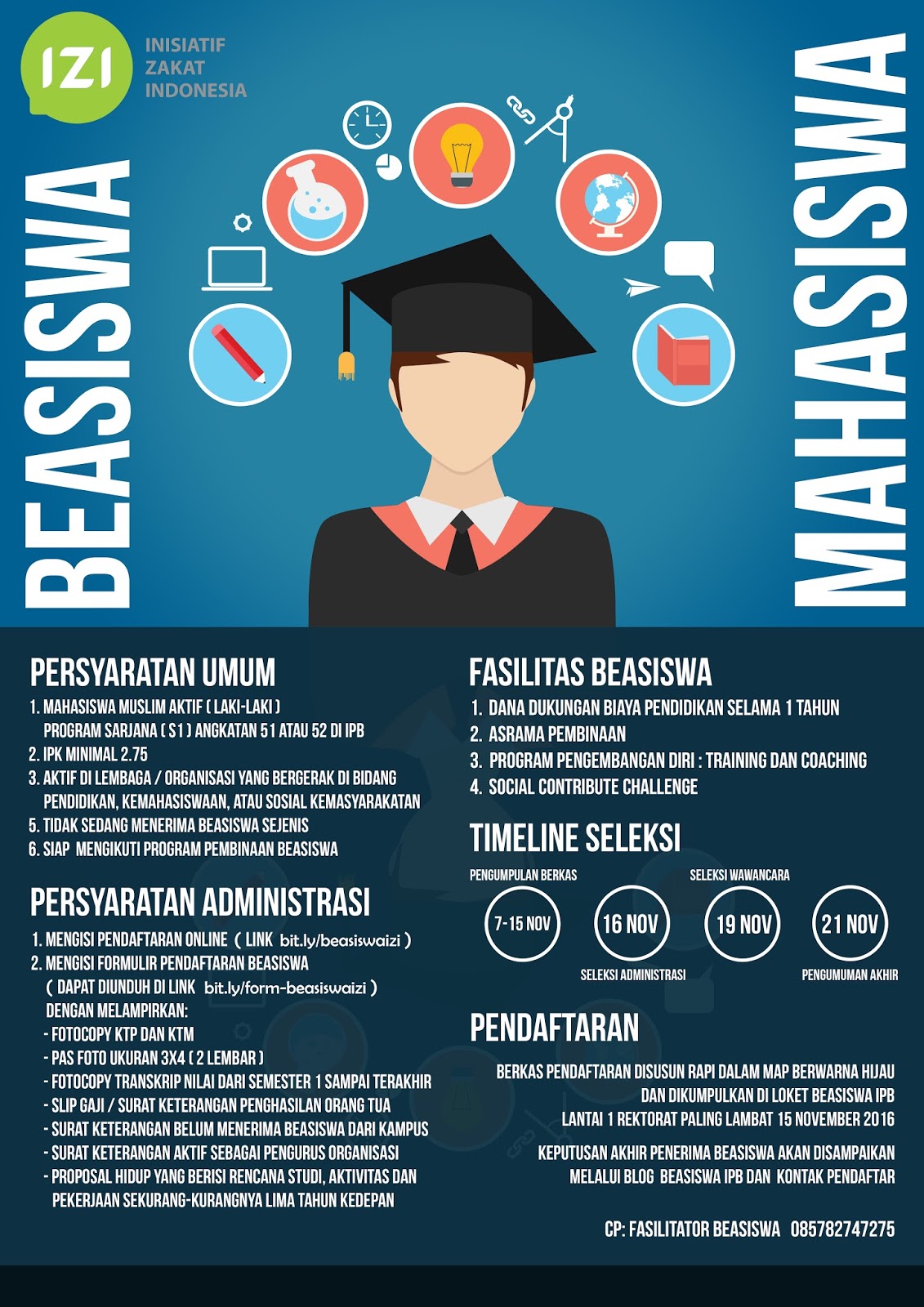 PEMBUKAAN BEASISWA "IZI" - INISIATIF ZAKAT INDONESIA 2016 ~ SUBDIT ...