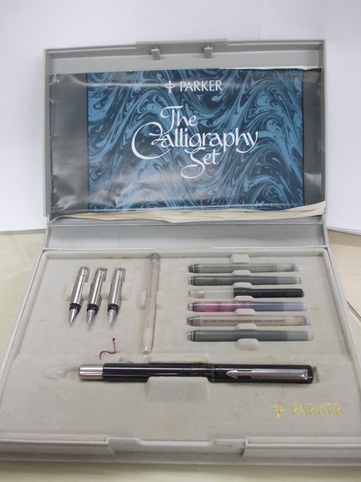 kiniantik: Parker Calligraphy Set