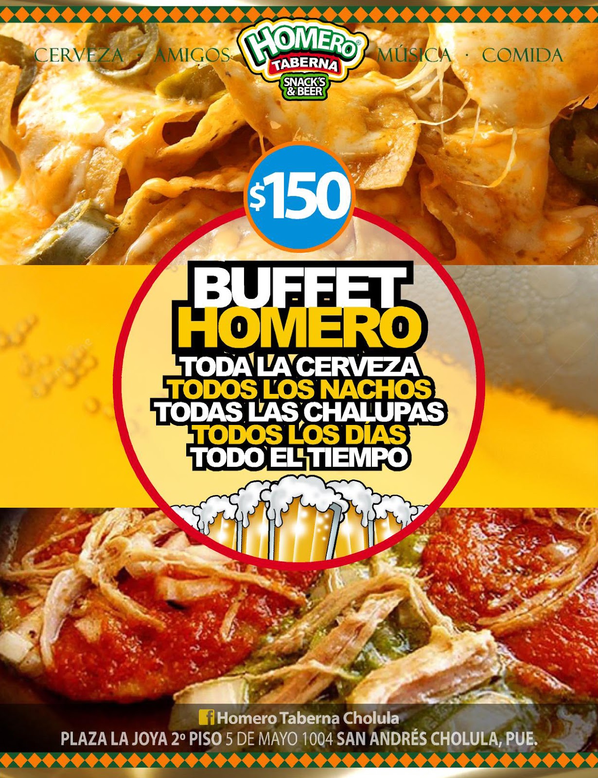 Homero Taberna Franquicia: Buffet Homero