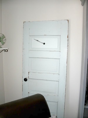 DIY Up-cycled Vintage Door Clock - Little Vintage Cottage