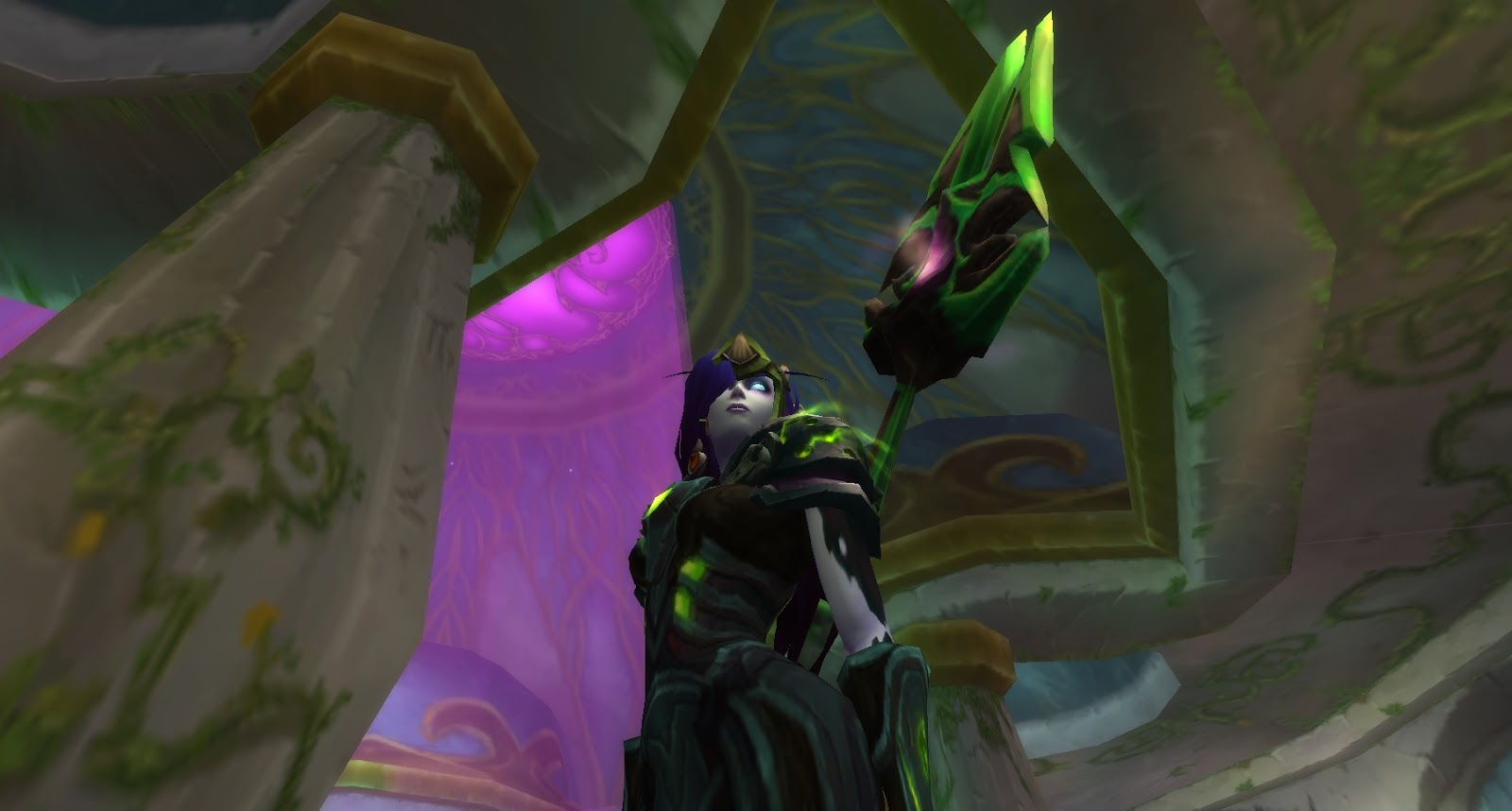 My First Void Elf - Fel Green Transmog
