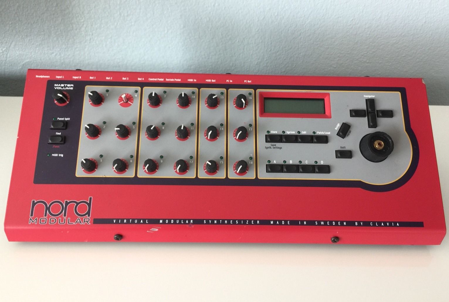 MATRIXSYNTH: NORD MODULAR Rack G1 SN 200011174