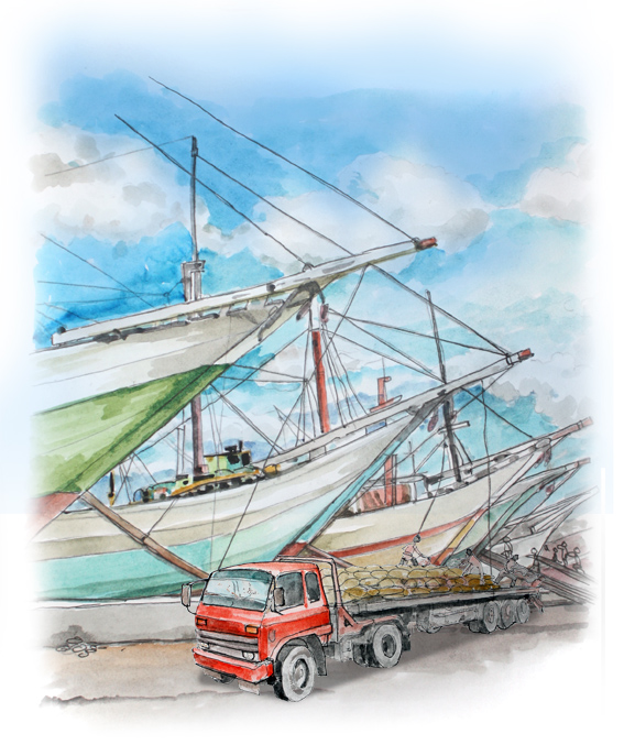 jatmika sketch & drawing: Pelabuhan Sundakelapa