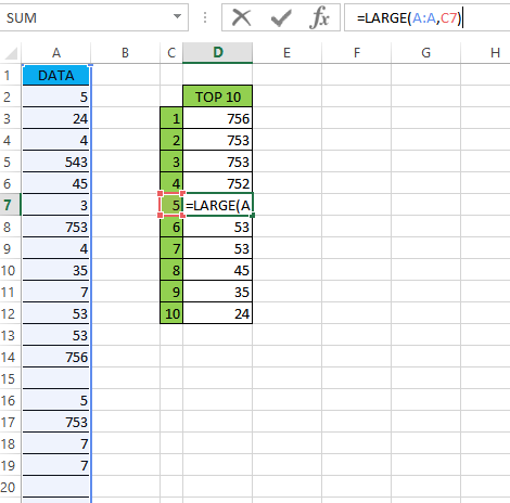 Do My Excel Blog: How to make a TOP 10 and a BOTTOM 10 in Excel using ...