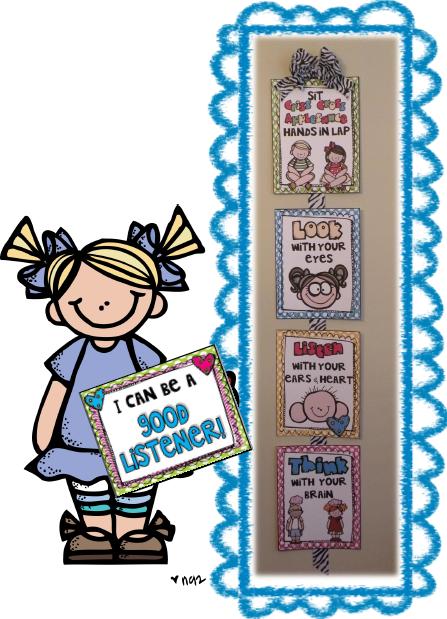 First Grade Fever! by Christie: I Can Be a Good Listener! FREEBIE