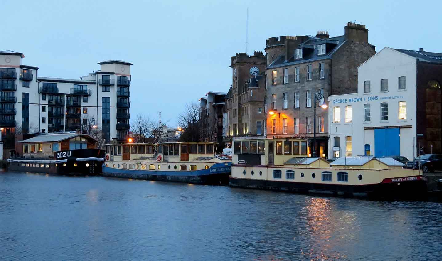 Alex and Bob`s Blue Sky Scotland: Leith. Leith Docks. Restalrig ...