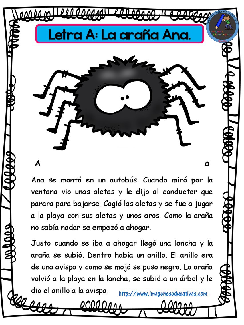 Cuento de la letra A.