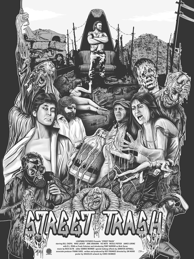 INSIDE THE ROCK POSTER FRAME BLOG: Chris Skinner Street Trash Movie ...