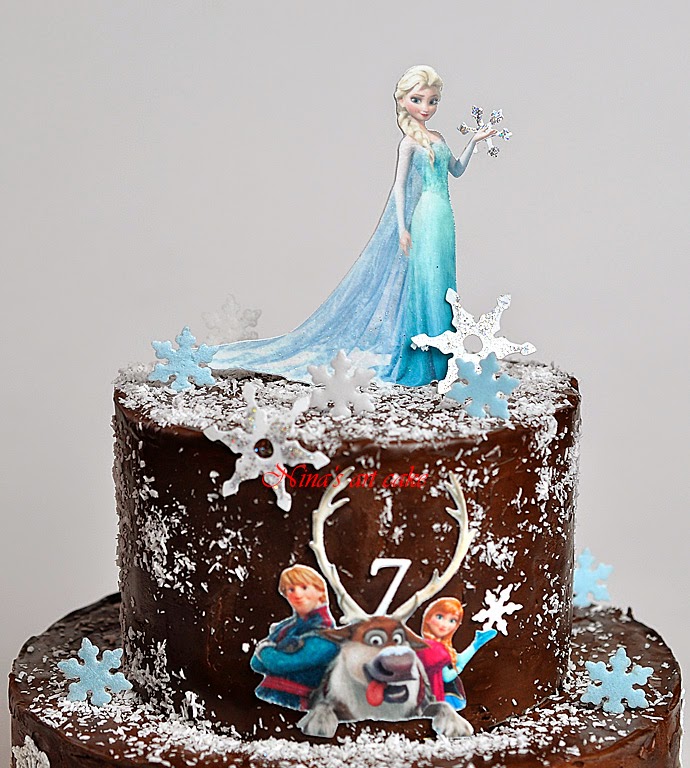 Nina's Art Cake: Tort "Elsa" pentru Adelina