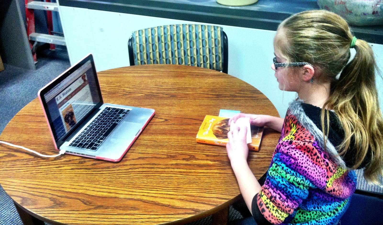 The Library Voice: Talking Book Talks In Our Hallways and Library Books!