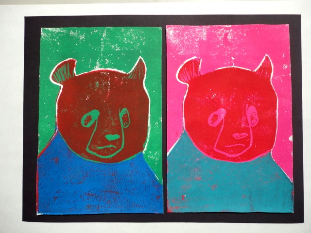 Thomas Elementary Art: 4th Grade Animal Printmaking (The best ...