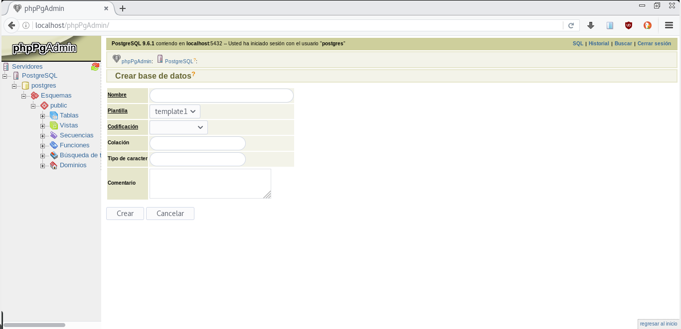 Configurar phppgAdmin para conectar con PostgreSQL en Fedora 25 ~ LiNuXiToS