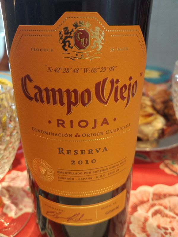 Un clásico de La Rioja : Vino Campo Viejo Rioja Reserva : VinosyEtiquetas