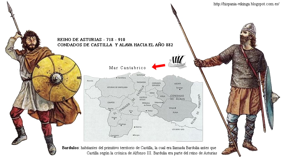 Hispania de los Vikingos : Los bardulos y el condado de Castilla en el ...