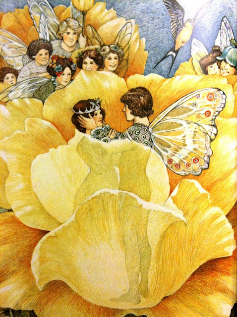 Сказочные Иллюстрации: Susan Jeffers - Дюймовочка