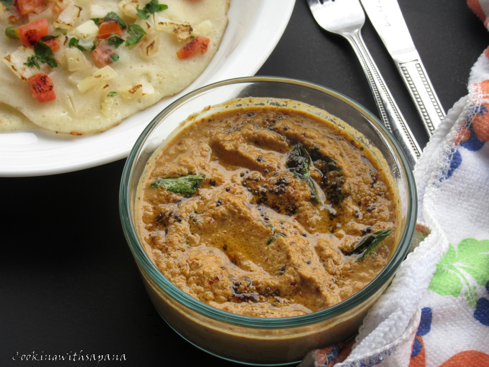 Roasted Chana Dal Chutney - Cooking With Sapana