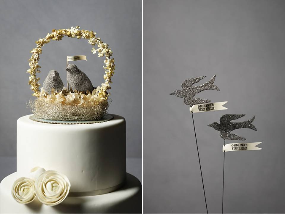 lamb & blonde: Wedding Wednesday: Gilded Glam Cakes