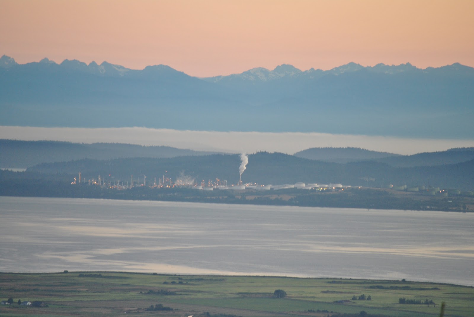 The Kuipers: Sunset at Samish Overlook