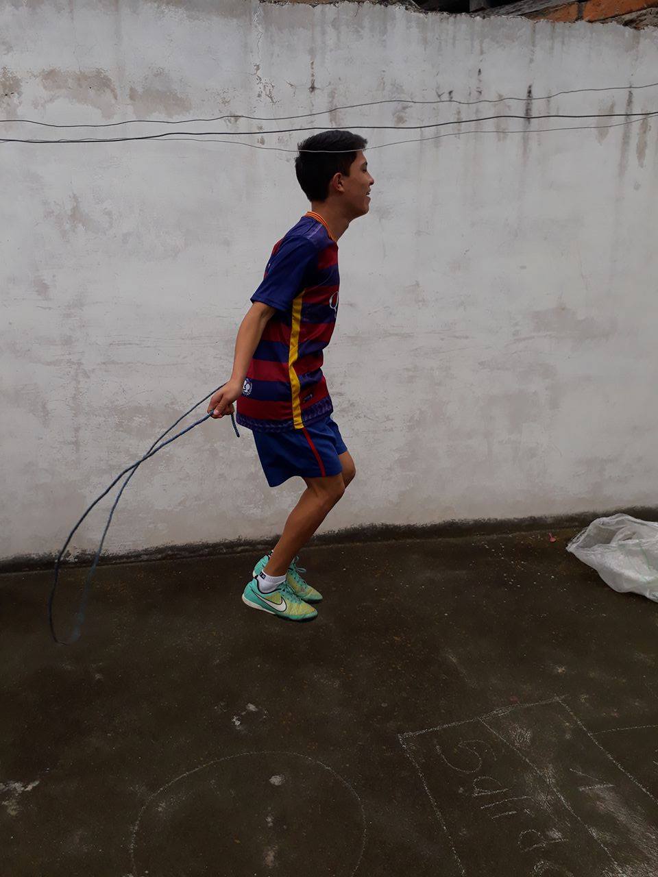 Juegos tradicionales Jerac Mera: Salto de la soga