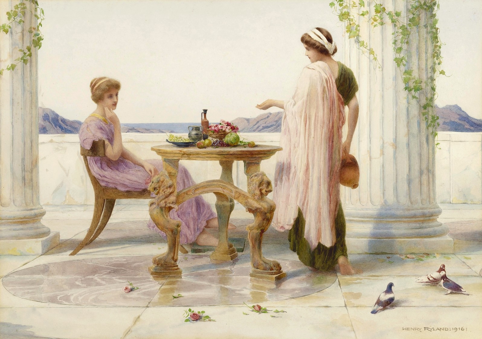 Henry Ryland - A Neo-Classical / Pre-Raphaelite British Painter