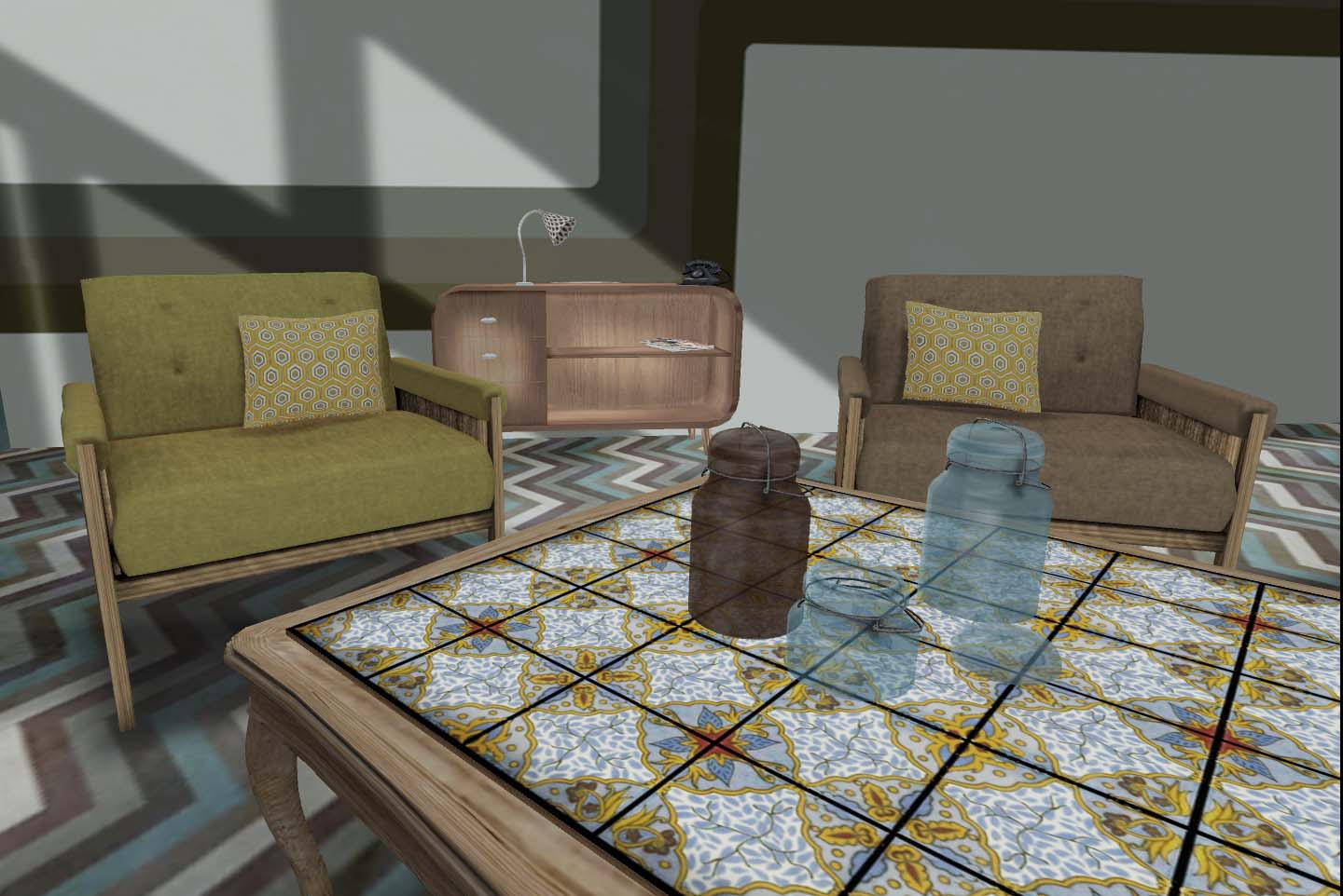 Translucent Journey: vintage Fair-Retro Skybox!