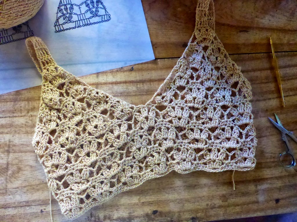 Layering Lace – Cropped Cami and Bralette