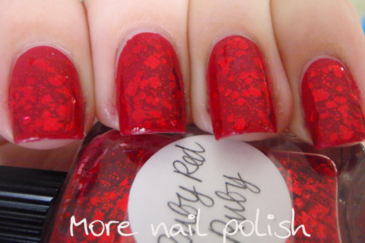 Lynnderella - Ruby Red Ruby ~ More Nail Polish